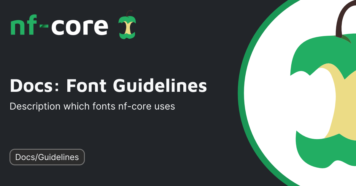 Docs: Font Guidelines