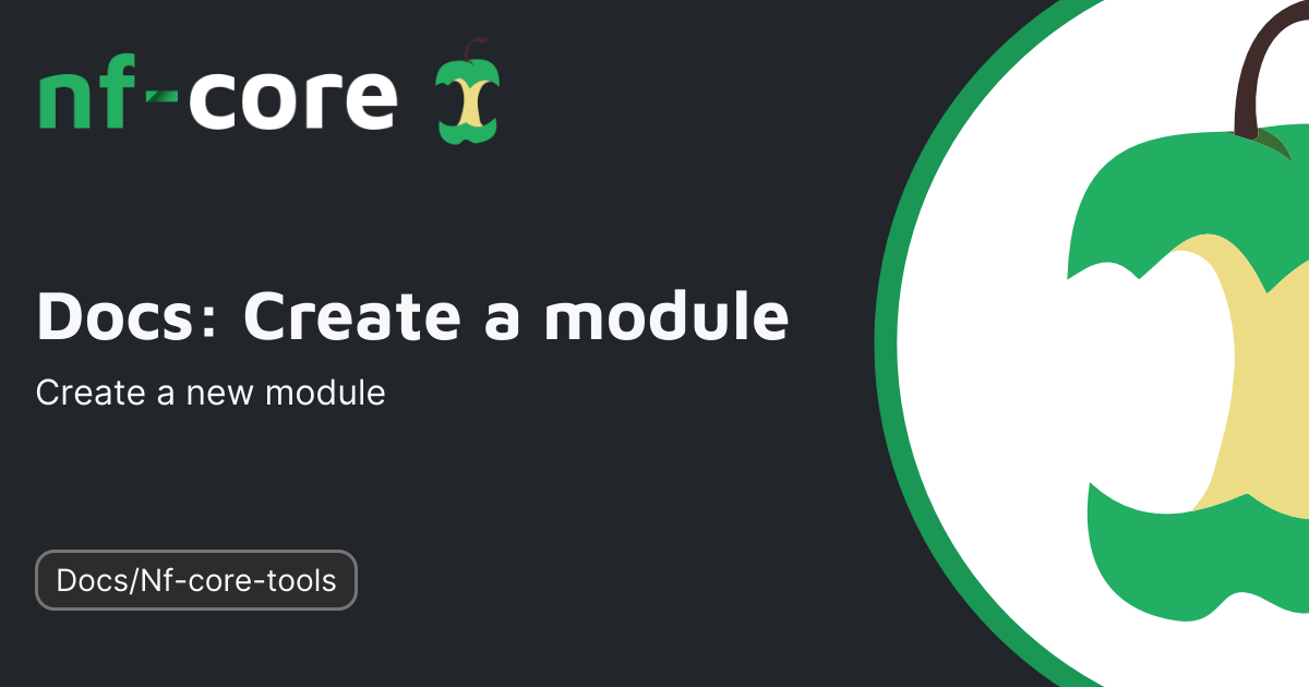 Docs: Create a module