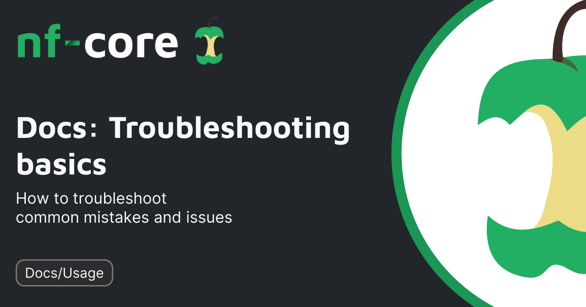 Docs: Troubleshooting basics