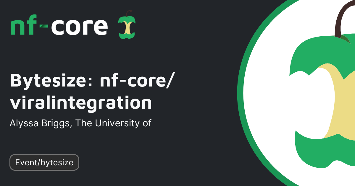 Bytesize Nf Core Viralintegration