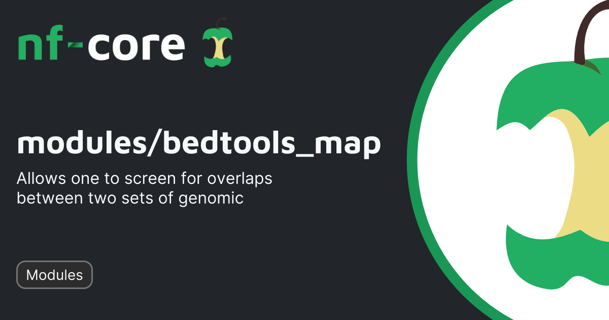 Modules Bedtools Map