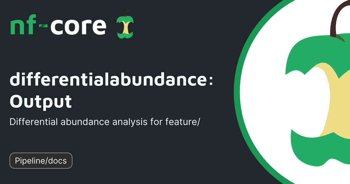 differentialabundance: Output