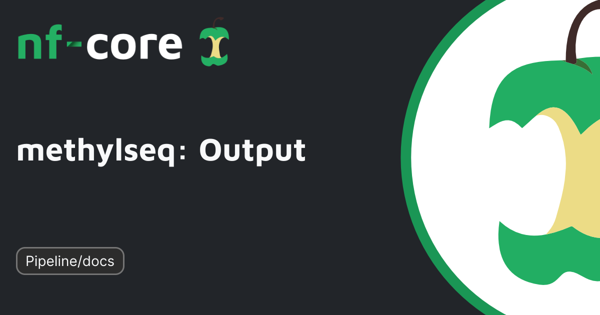 methylseq: Output